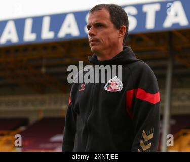 Regis Le Bris manager of Sunderland looks on during the Premier League ...