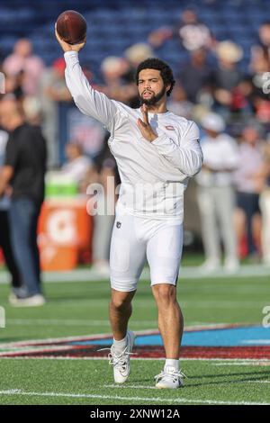 Chicago Bears quarterback Caleb Williams in action during an NFL ...