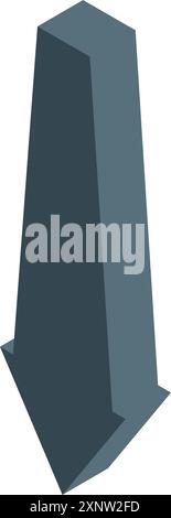 Downward arrow chart symbolizing decline, loss, decrease, or business financial crisis, down ...