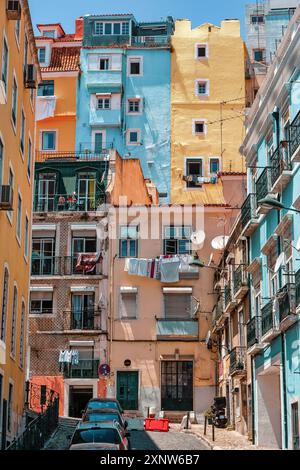 Beautiful city Alfama in Lisbon, Portugal Stock Photo - Alamy