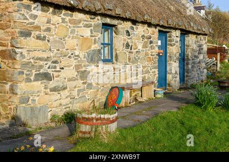The former post office at the village of Skerray, Sutherland, Scotland ...