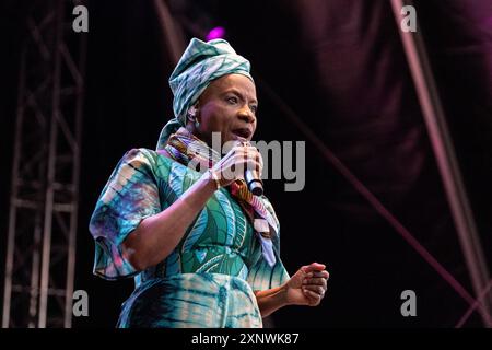 Trondheim, Norway. 30th, July 2024. The Beninese-French singer and ...