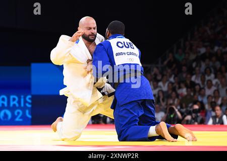Andy Granda ( CUB ) vs Ushangi Kokauri ( AZE ), Judo, Men +100 kg ...