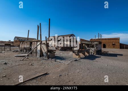 Santa Laura Salpeter mine, UNESCO World Heritage Site, Atacama desert ...