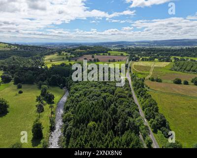 Aerial drone view of Stock Photo - Alamy
