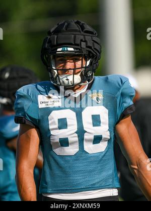 Jacksonville Jaguars tight end Patrick Herbert runs after a reception ...