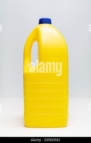 Yellow Bleach bottle Stock Photo - Alamy