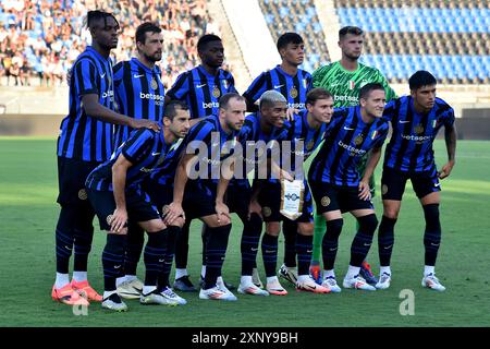 Players of Pisa lineup during Pisa SC vs FC Pro Vercelli, Friendly ...