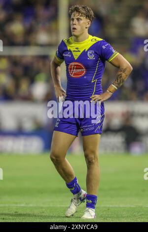 Warrington Wolves' Arron Lindop in action during the Betfred Super ...