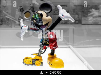 Mickey Mouse half robot Stock Photo - Alamy