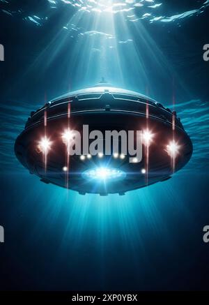 Unidentified submerged object, illustration Stock Photo - Alamy