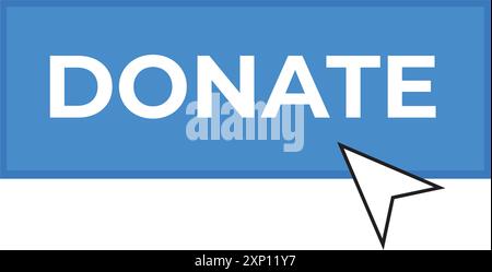 Donate green button icon. Vector donate now online fundraising sponsor ...