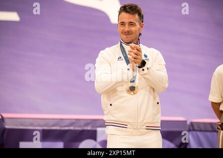 Romain Mahieu (FRA) Bronze medal, Cycling BMX Racing, Men, Final during ...