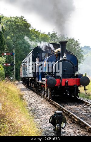 the kent and east sussex railway station at tenterden kent Stock Photo ...