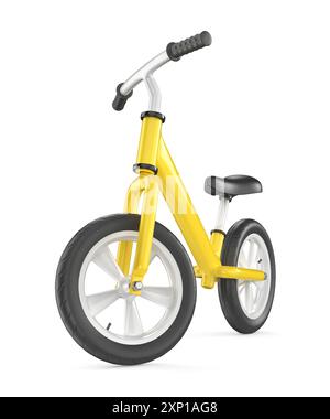 balance bike isolated on white background 3d illustration Stock Photo ...