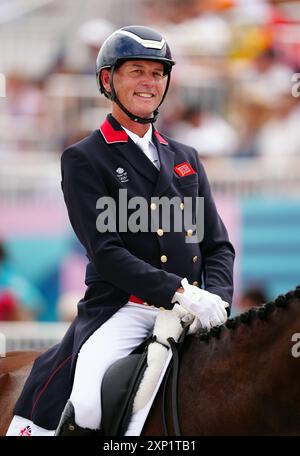 Great Britain's Carl Hester aboard Fame during the Dressage Team Grand ...