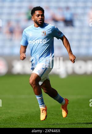 Coventry City's Jay Dasilva during the Sky Bet Championship match at ...