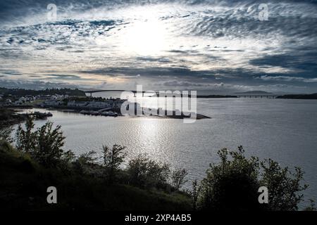 Harbor Of Village Kyleakin At The Atlantic Coast Of The Isle Of Skye In ...
