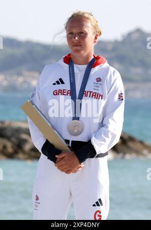 Great Britain's Emma Wilson with her bronze medal following the Women's ...