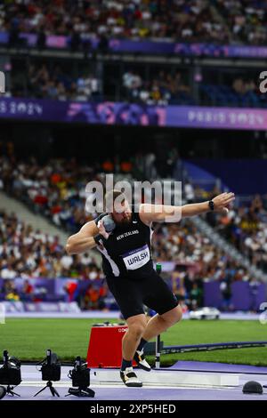 Tom Walsh of New Zealand in action during the shot put competition at ...