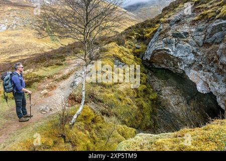 Uamh An Tartair (Cave of the Roaring), one of the Traligill Caves, near ...