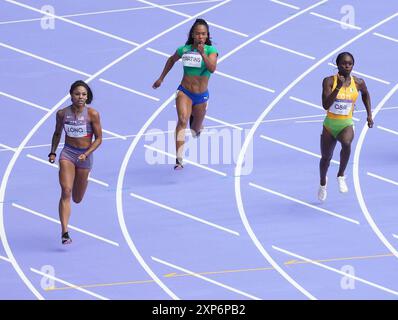 McKenzie Long of United States competes during Women's 200m Final of ...