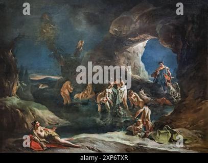 Tiepolo - Diana and Actaeon, 1720-22 Stock Photo - Alamy