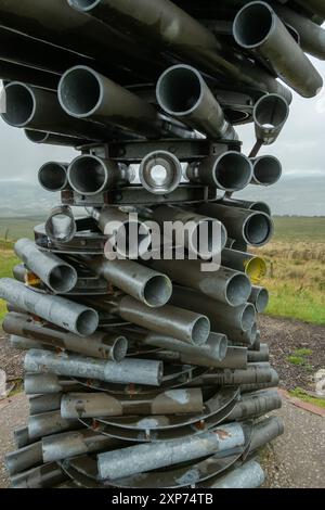 The Singing Ringing Tree is a wind powered sound sculpture resembling a ...