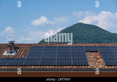 Solar panel. Eco innovation alternative energy source Stock Photo - Alamy