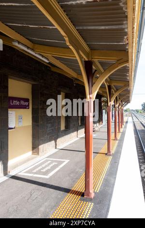 Little River Train Station in Victoria Australia Stock Photo - Alamy