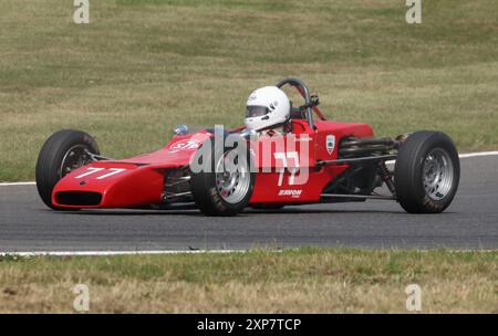 Driver Chris Sharples (Red Number 77) on track during Track Day at ...