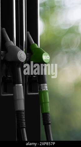 Self-service filling station with touchscreen Stock Photo - Alamy