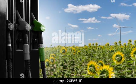 Self-service filling station with touchscreen Stock Photo - Alamy