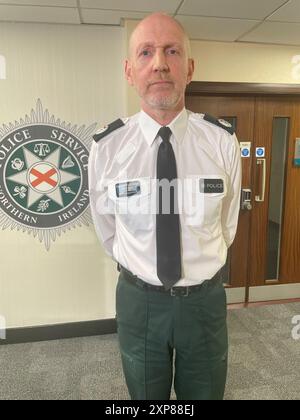 PSNI Assistant Chief Constable Davy Beck updates the media on the Storm ...