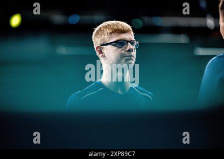 Felix Lebrun (FRA) FRA, Olympische Spiele Paris 2024, Tischtennis, 04. ...