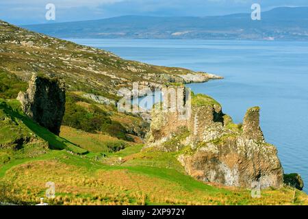 Brochel Castle on the Isle of Raasay, Scotland, UK Stock Photo - Alamy