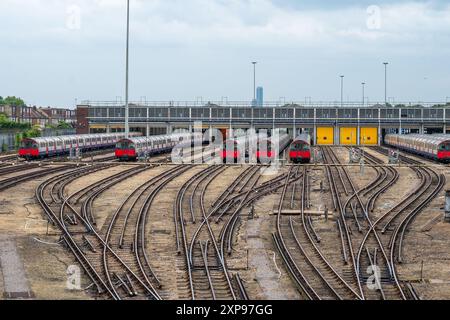 Northfields Underground Train Depot, Northfields, London Borough of ...