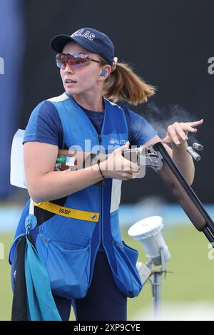Chateauroux, France. 4th Aug, 2024. Athletes compete during the 25m ...