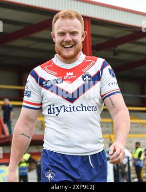 Dewsbury, England - 4th August 2024 - Wakefield Trinity's Lachlan ...