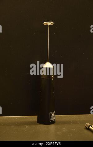 Black Hand Electric Mixer, Food Kitchen Mixer isolated on white ...