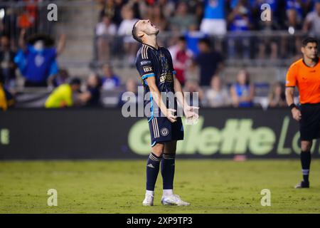 August 04, 2024: Philadelphia Union Midfielder Daniel Gazdag (10 ...