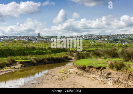 The Pill in the Northam Burrows Country Park on the North Devon Coast ...