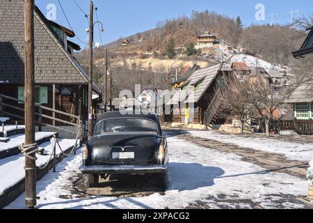 Mokra Gora, Serbia – February 2023: Ressort Drven Grad build by Emir ...