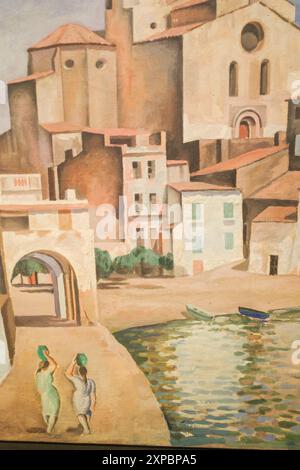 Figueres, Spain - 3 Aug, 2024: Painting by Salvador Dali on display in ...