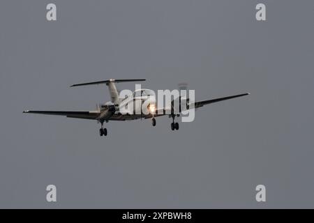 A Hawker Beechcraft UC12F Huron aircraft with the United States Navy ...