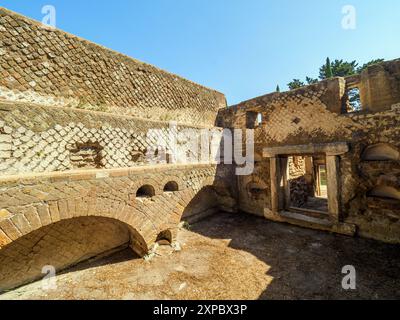 Burial building of one or two storey square room, often surrounded by ...
