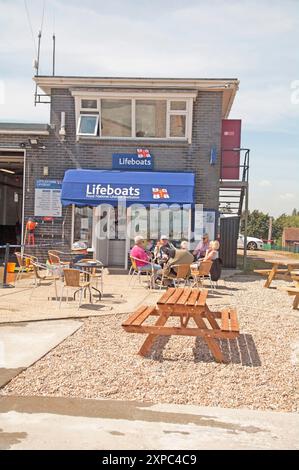 LITTLESTONE ON SEA RNLI LIFE BOAT CAFE KENT UK Stock Photo - Alamy