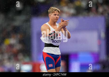 Paris, France 20240803. Markus Rooth after running the 1500m decathlon ...