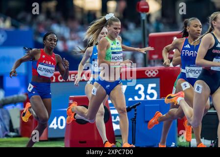 Anita Horvat of Slovenia competes in the women's 800-meter during the ...