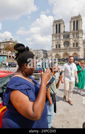 EXTREME HEAT DURING THE PARIS OLYMPIC GAMES Stock Photo - Alamy